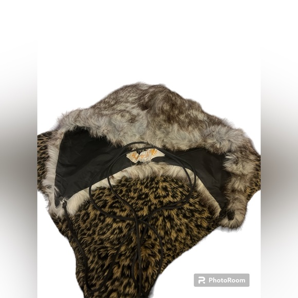 doree of New York | Accessories | Vintage Rabbit Fur Bonnet Leather ...